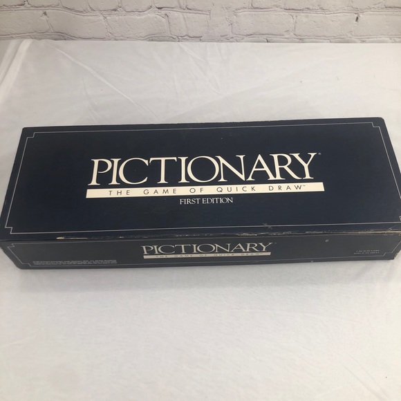 Pictionary | Toys | Vintage Pictionary First Edition Complete 985 ...